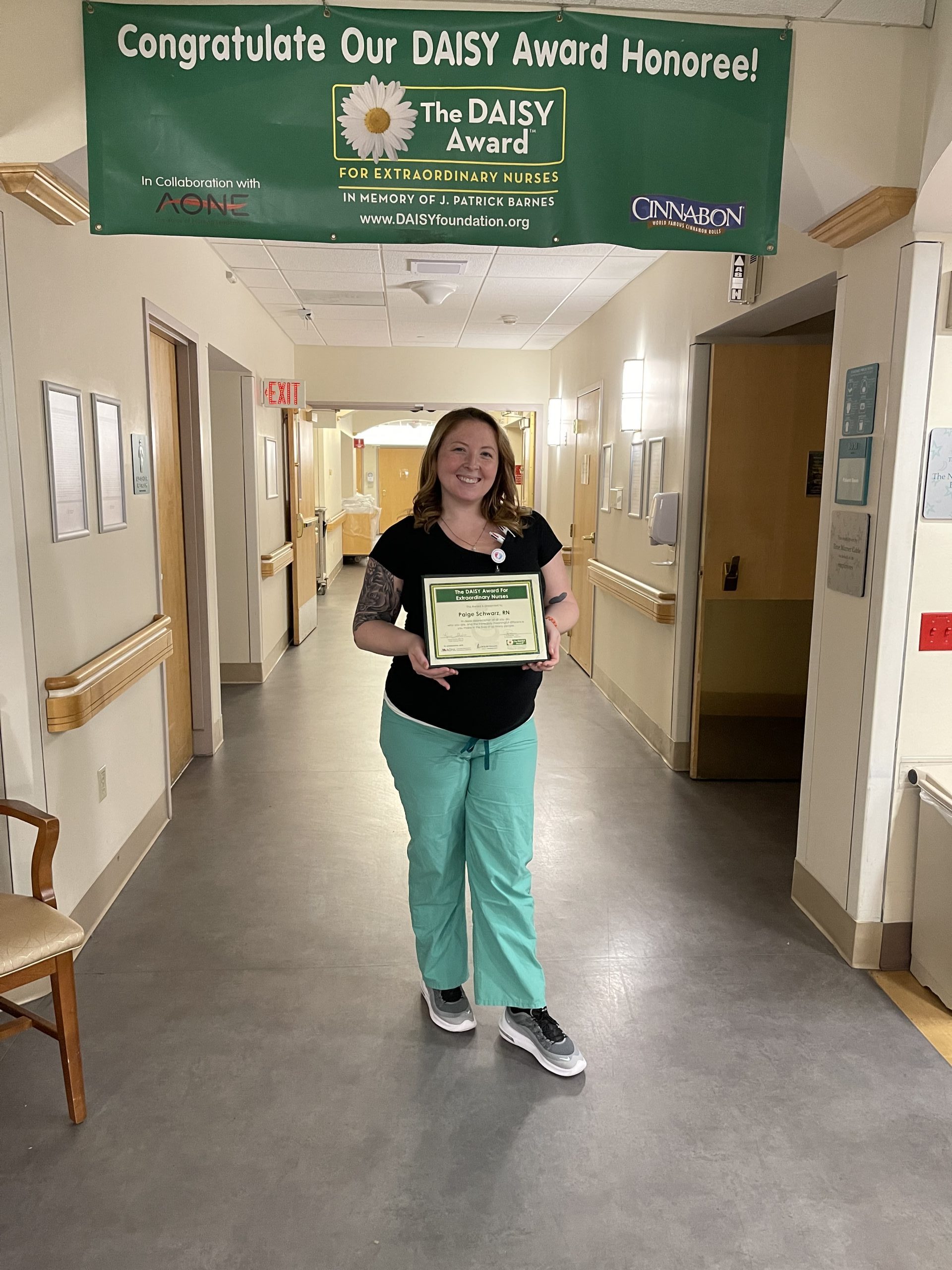 Our latest DAISY Award Recipient: Paige Schwarz, RN - Labor & Delivery ...